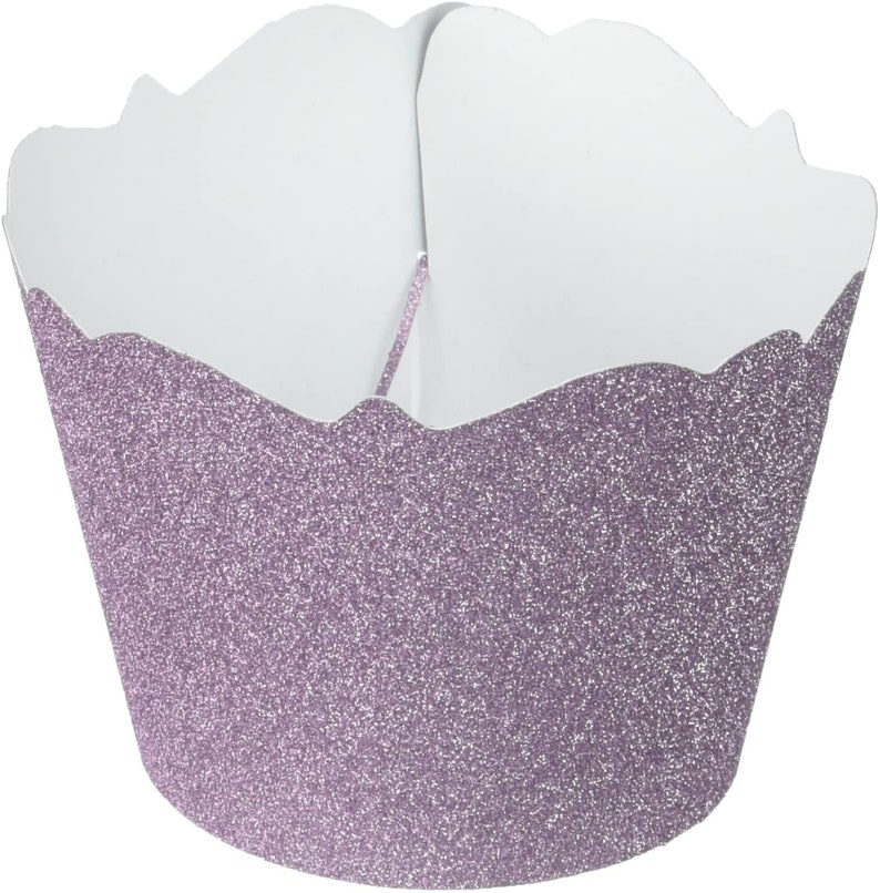 Scallop Cupcake Wrapper SVG Template Print and Cut Party - Etsy