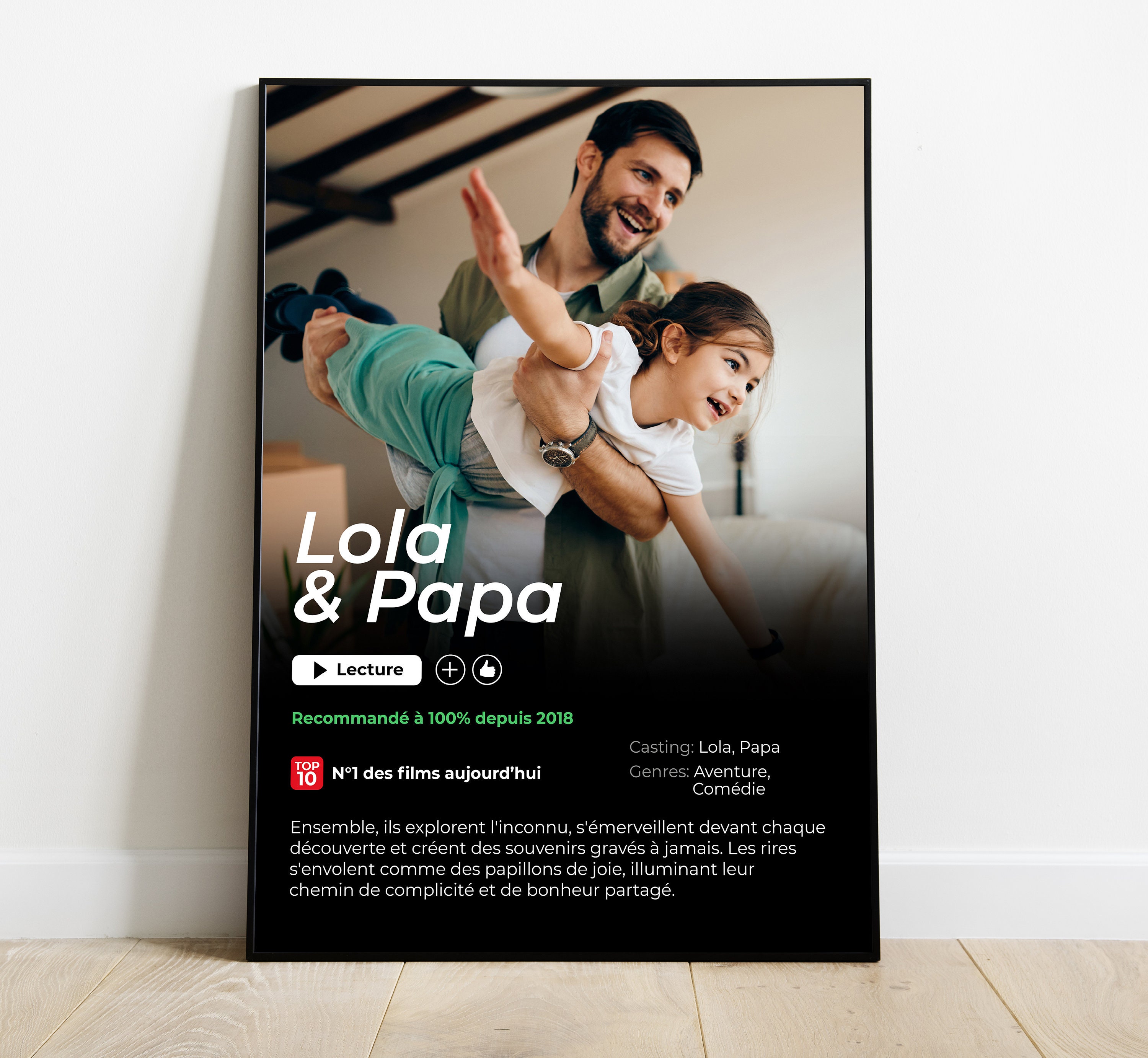Affiche personnalisée Netflix, affiche pour la famille, les amis, les ...