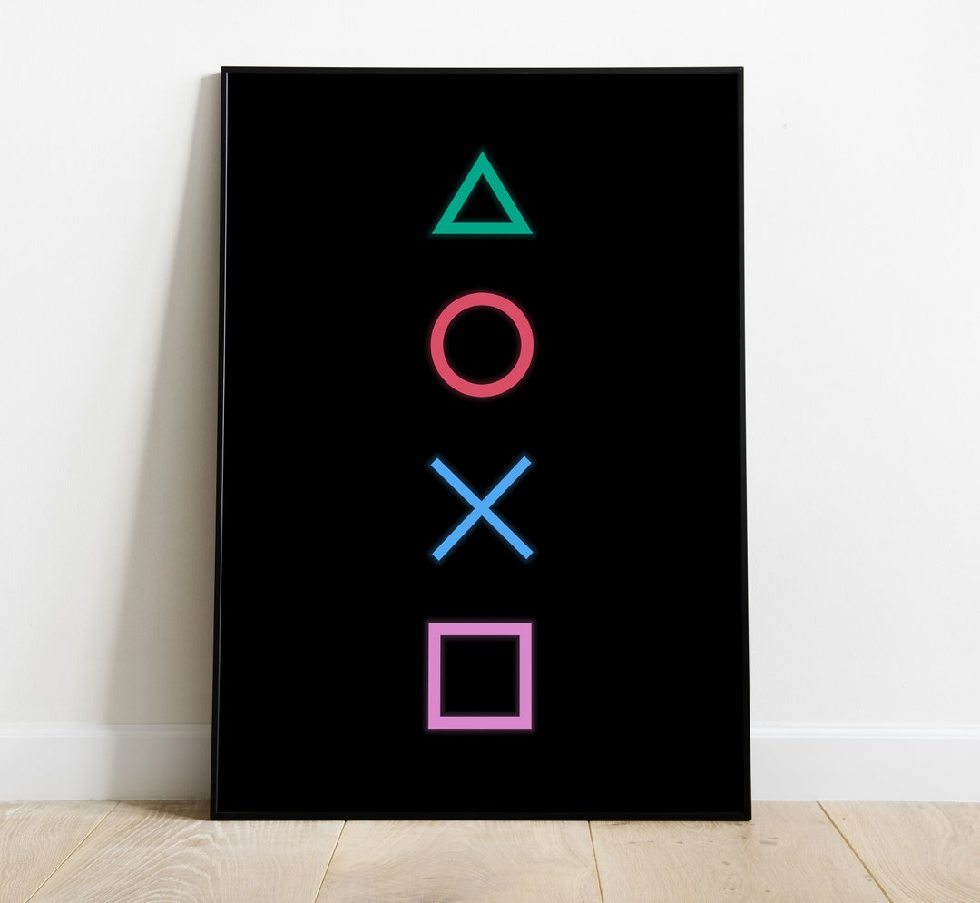 Playstation Poster Wall Decoration Printed Illustration - Etsy
