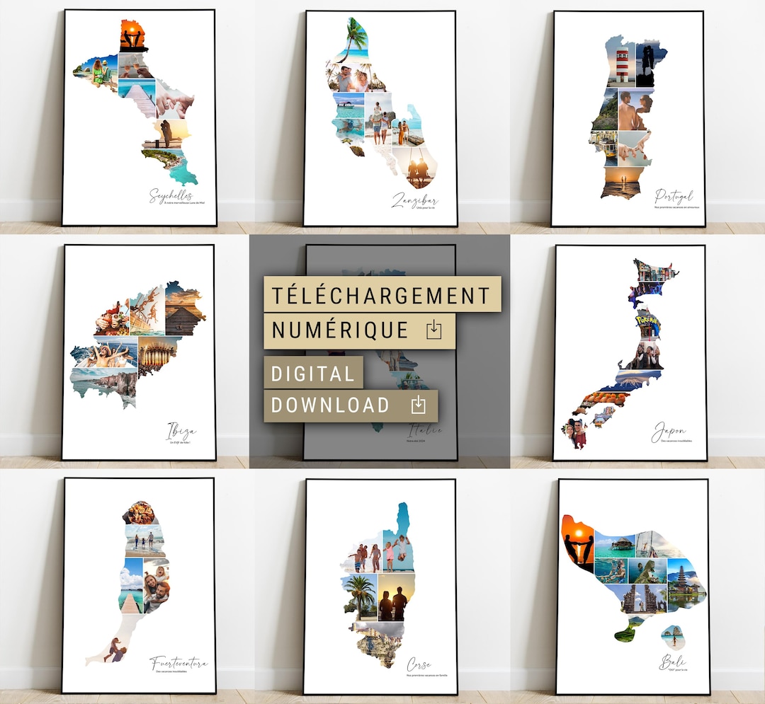 Personalized Photo Card Poster – Custom Gift for Couples, Family ...