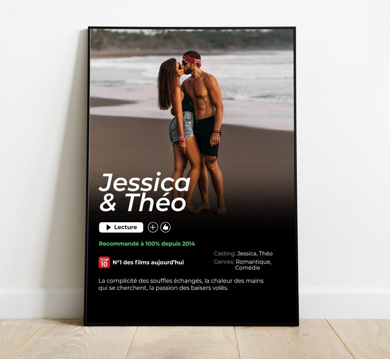 Personalized Netflix Poster Poster for Family Friends - Etsy