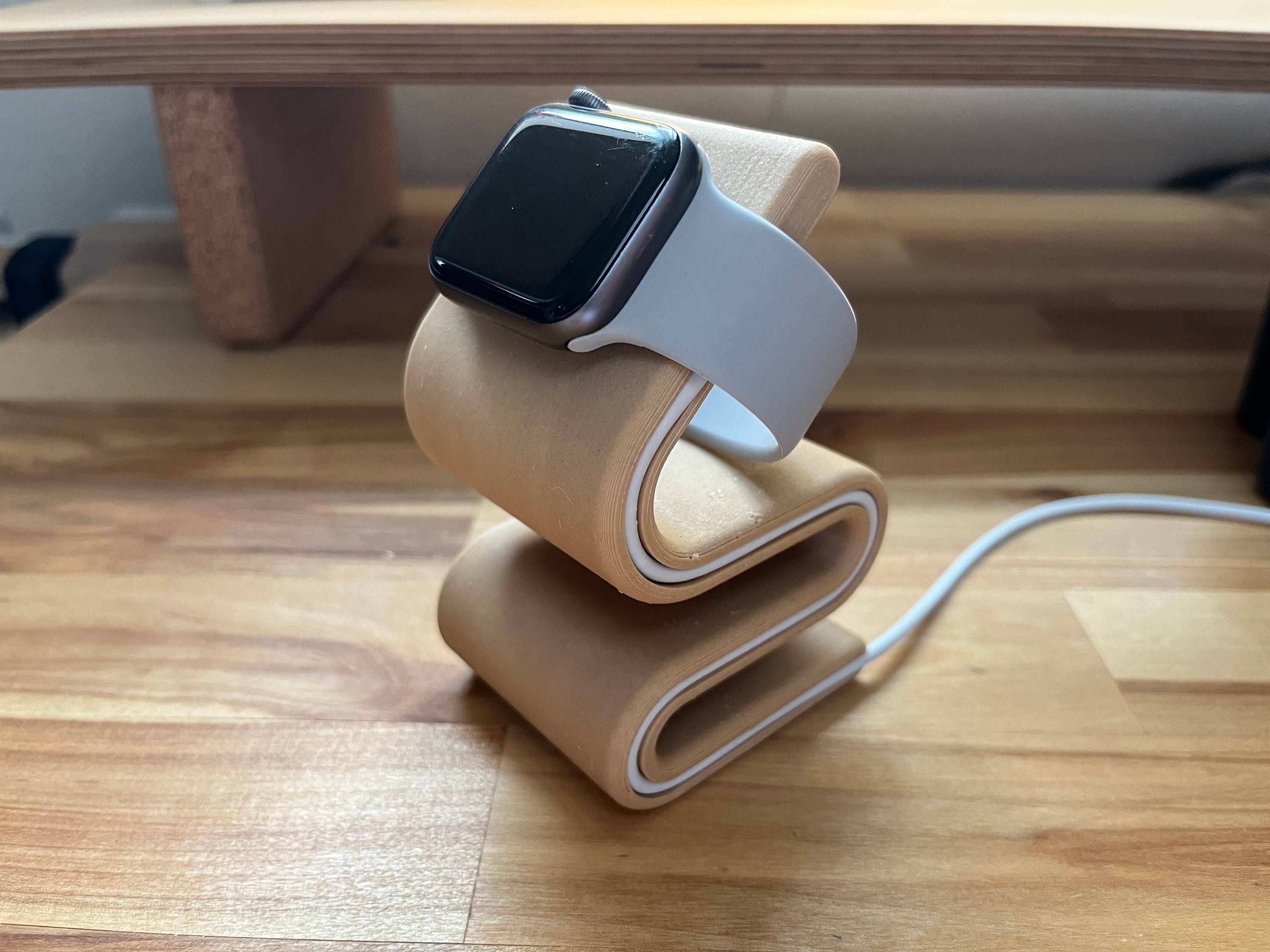 STL File - the Ripple - Wavy 3D Printed Apple Watch Charging Stand ...