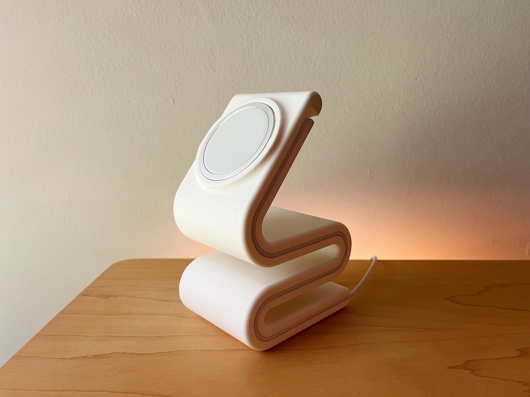The Surge - Wavy 3D Printed Magsafe Charger Stand - READ LISTING - Etsy