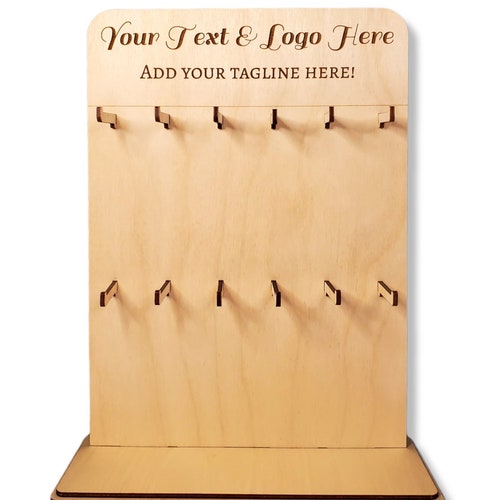 Customizable Laser Engraved Peg Display Stand Great for - Etsy Customizable Laser Engraved Peg Display Stand Great for - Etsy