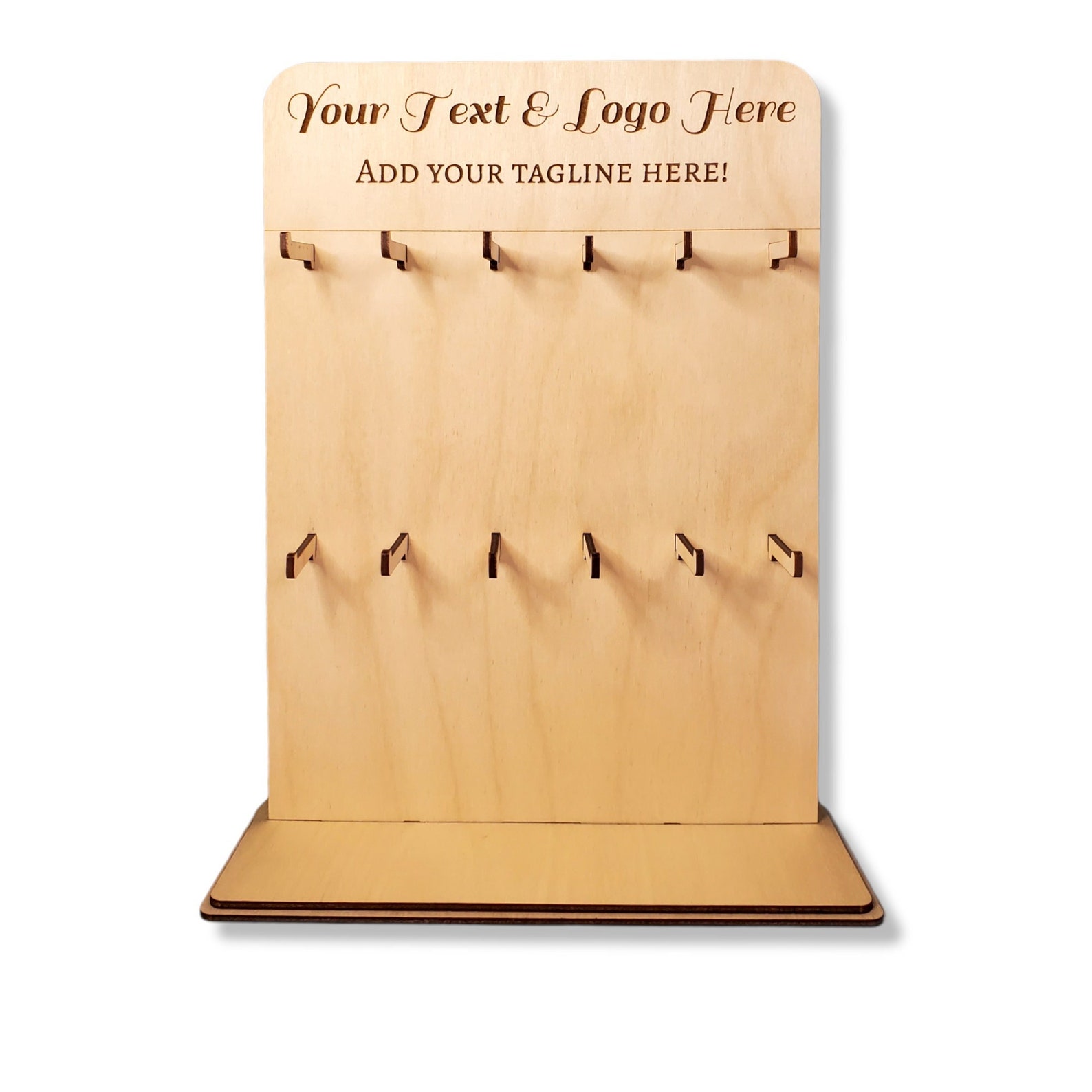 Customizable Laser Engraved Peg Display Stand Great for - Etsy