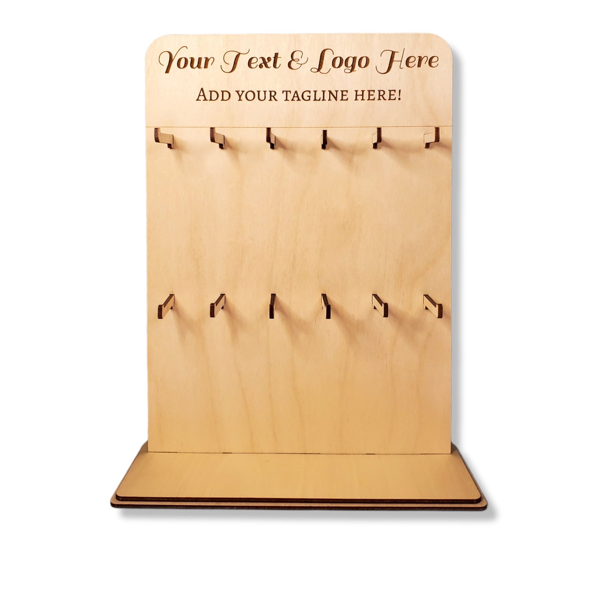 Customizable Laser Engraved Peg Display Stand Great for - Etsy