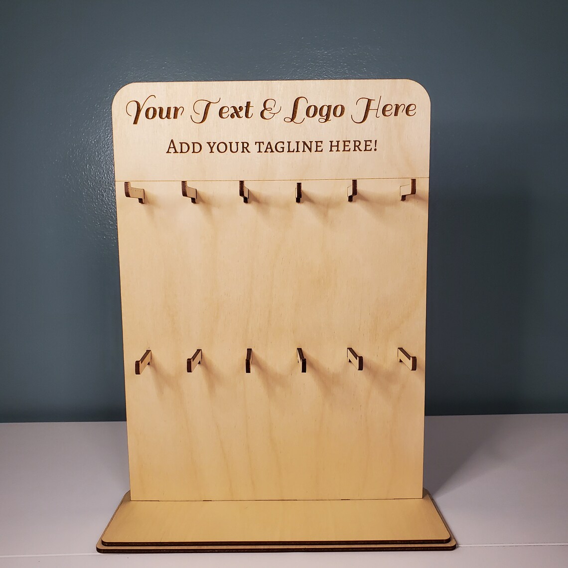 Customizable Laser Engraved Peg Display Stand Great for - Etsy
