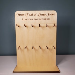 Customizable Laser Engraved Peg Display Stand: Craft & Retail - Etsy