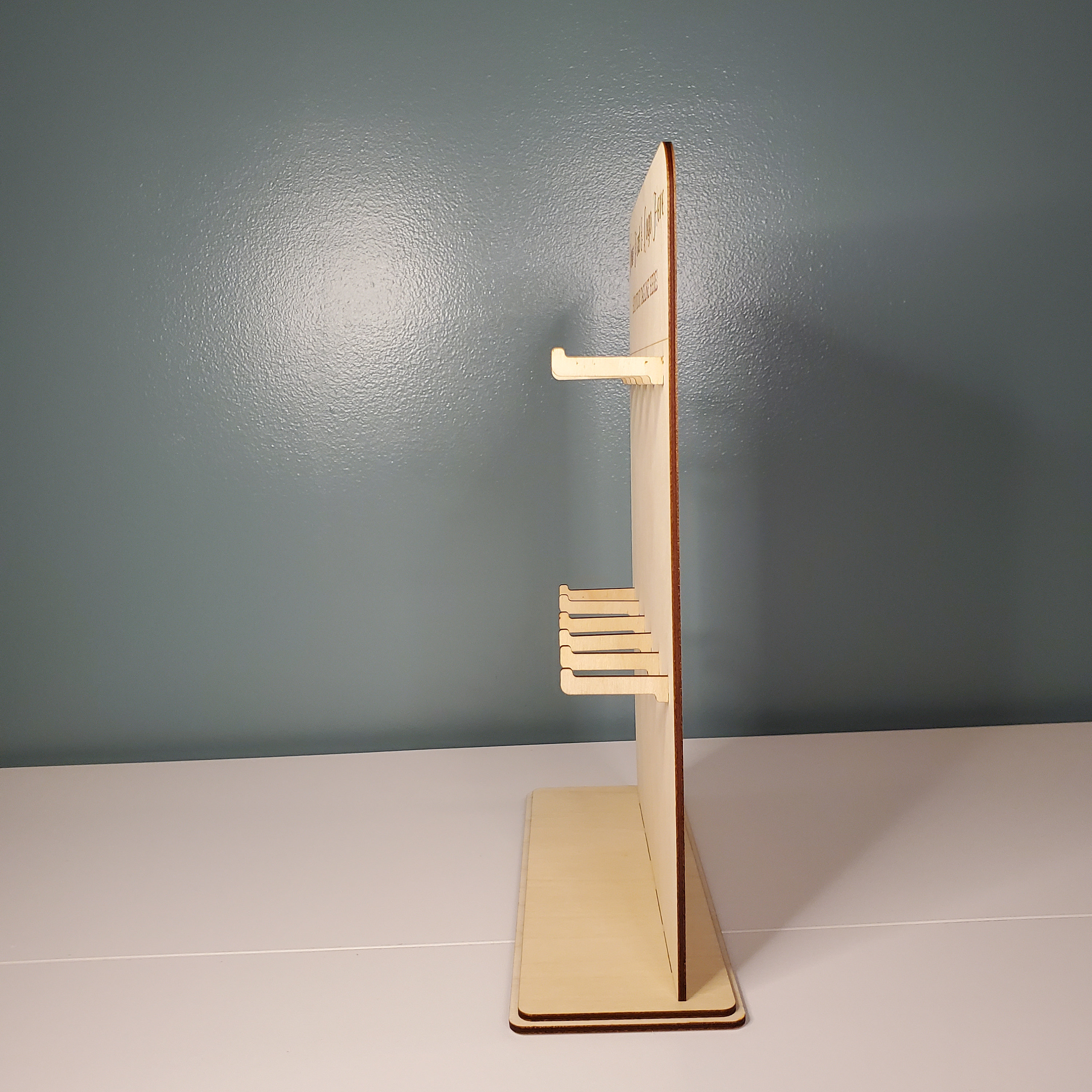 Customizable Laser Engraved Peg Display Stand Great for - Etsy