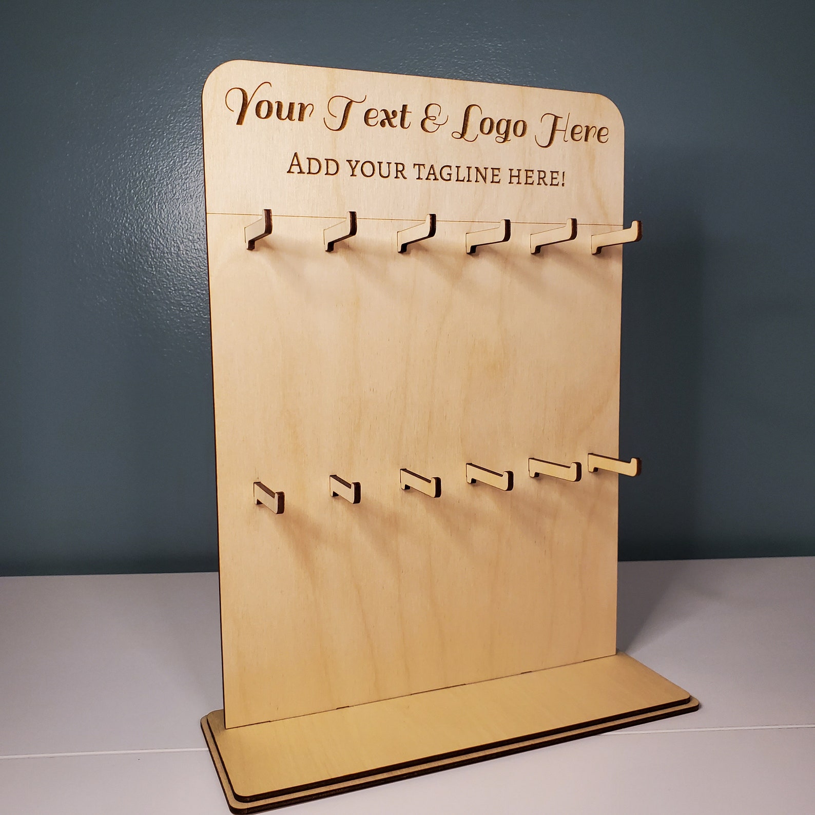 Customizable Laser Engraved Peg Display Stand Great for - Etsy