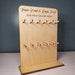 Customizable Laser Engraved Peg Display Stand Great for - Etsy