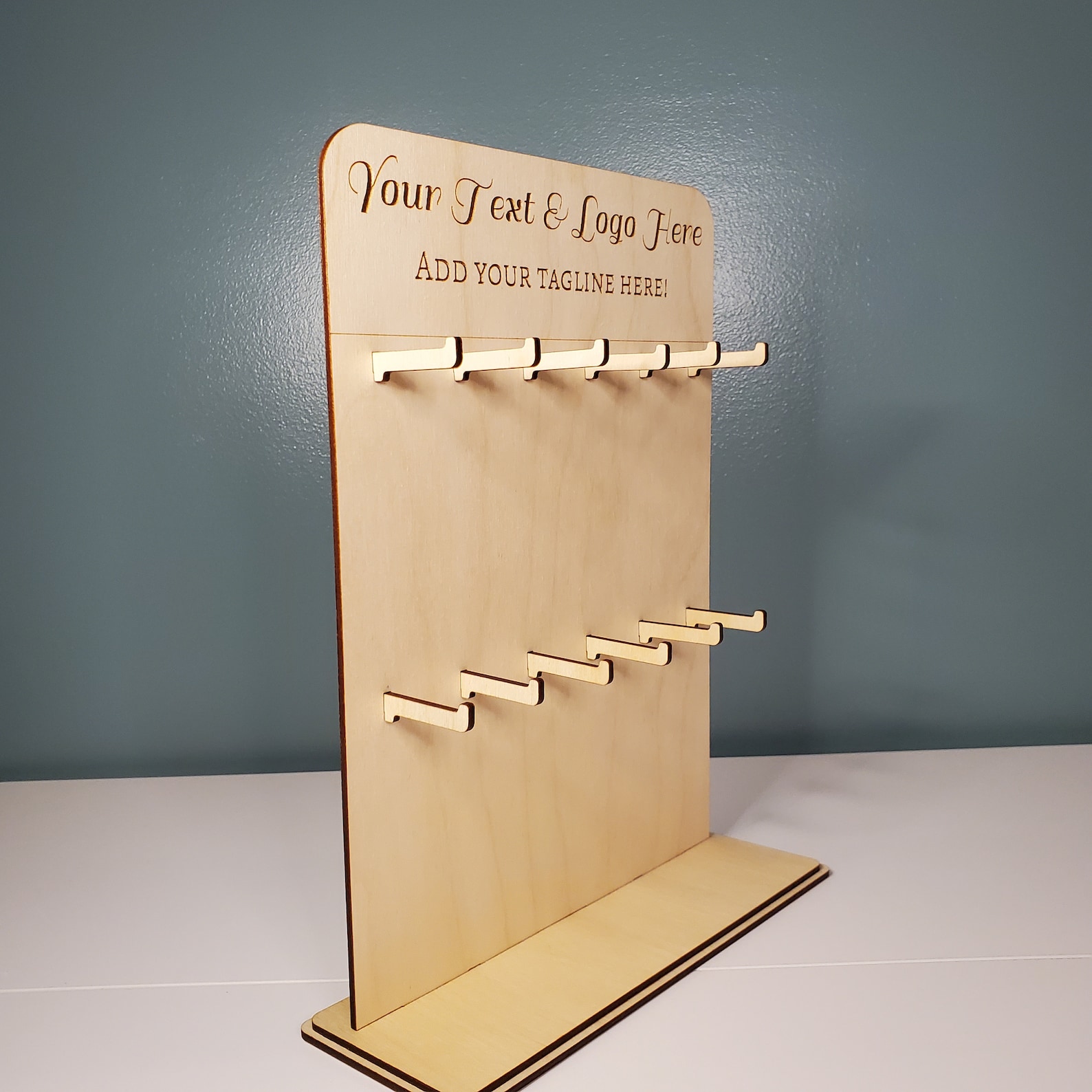 Customizable Laser Engraved Peg Display Stand Great for - Etsy