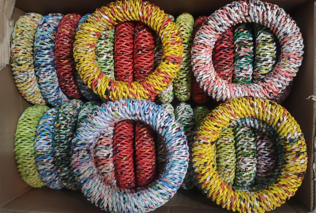 Set of 10 Rainbow/ Colorful Wreath Bases 20-22cm - Eco-friendly Paper ...