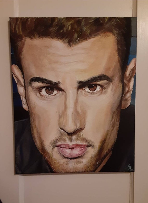 Theo James Drawing