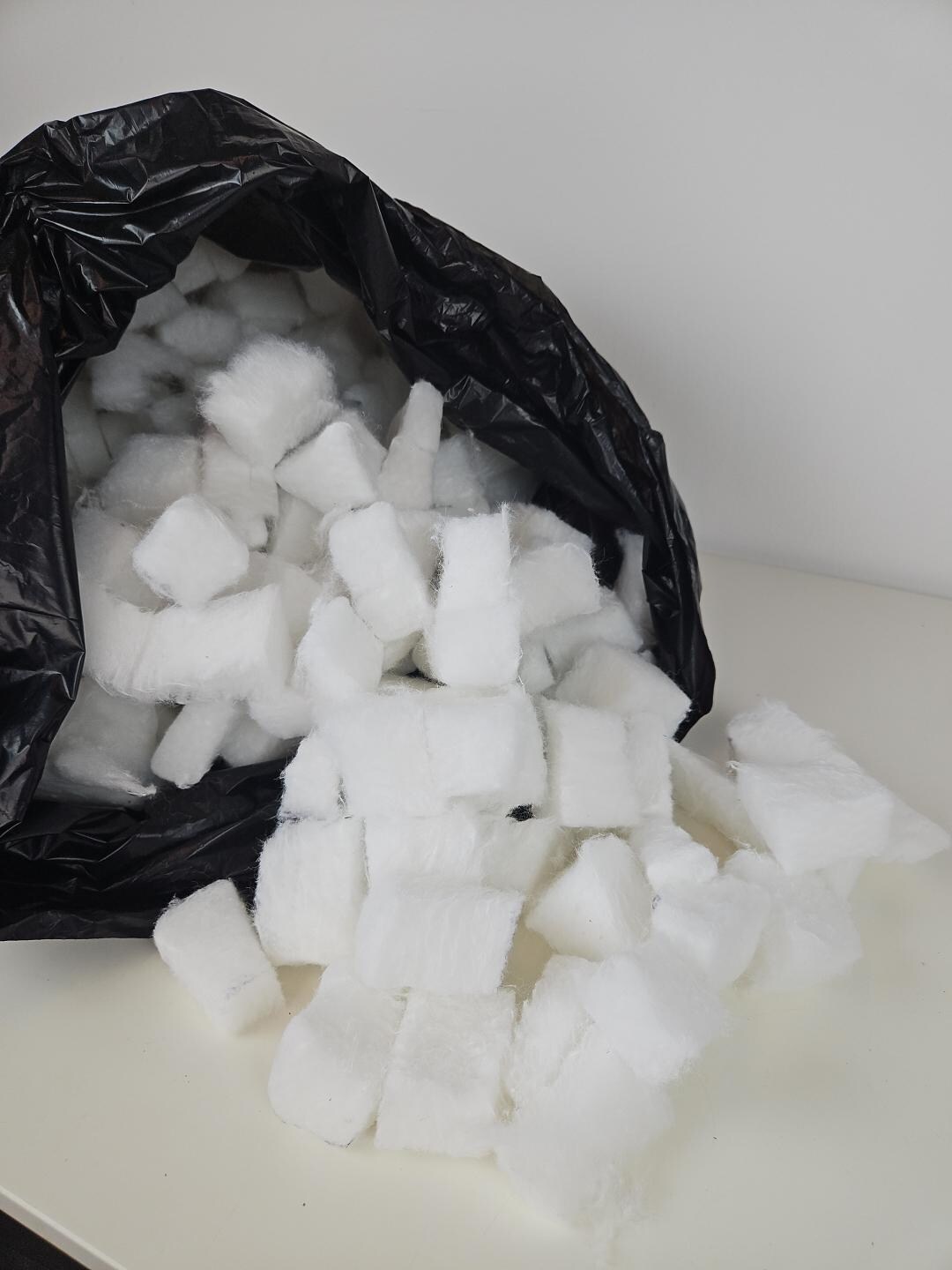 Shredded Eco Foam Stuffing for Craft, Cushion Filling or Packaging in ...
