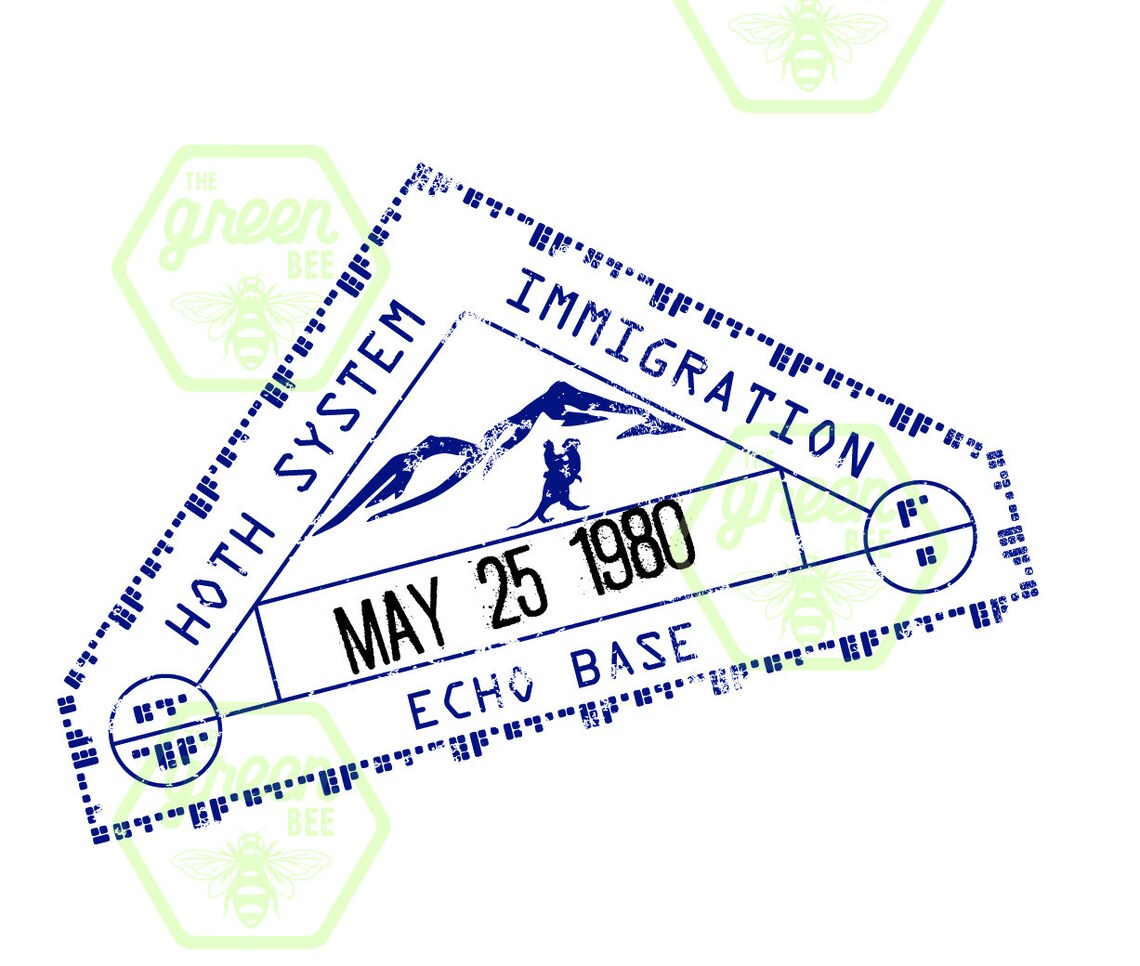 Star Wars Passport Stamps Art Vector Png - Etsy