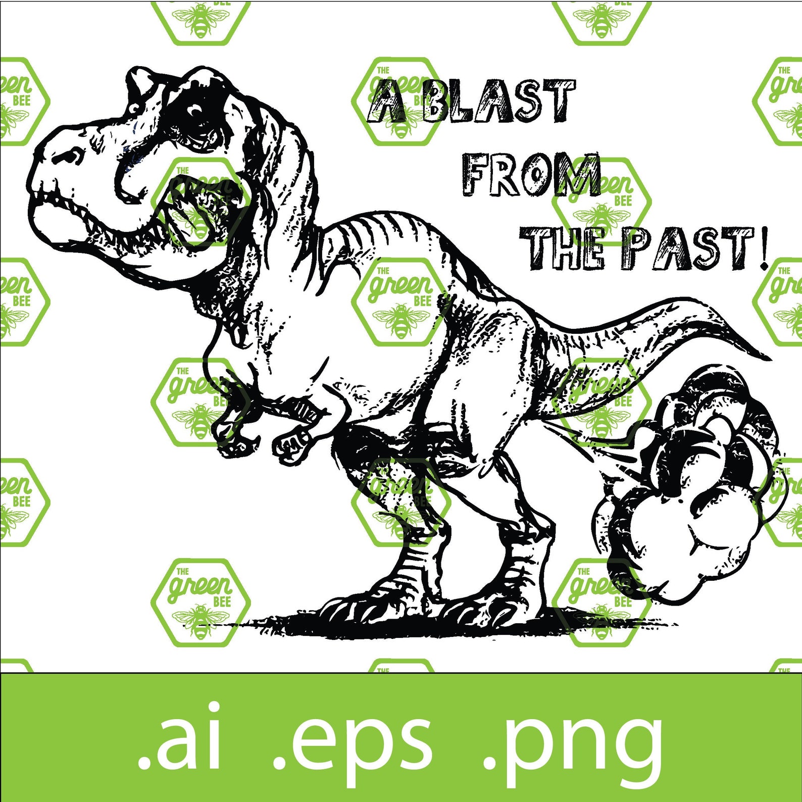 Blast From the Past / Farting Dinosaur / T-rex Art Vector Png - Etsy