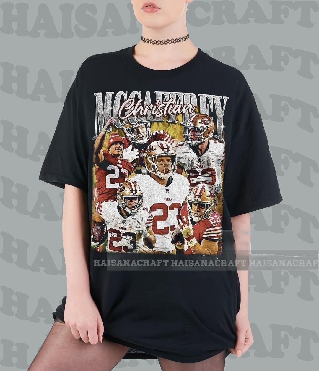 Vintage Christian Mccaffrey Unisex Shirt, Football Tee, Vintage ...