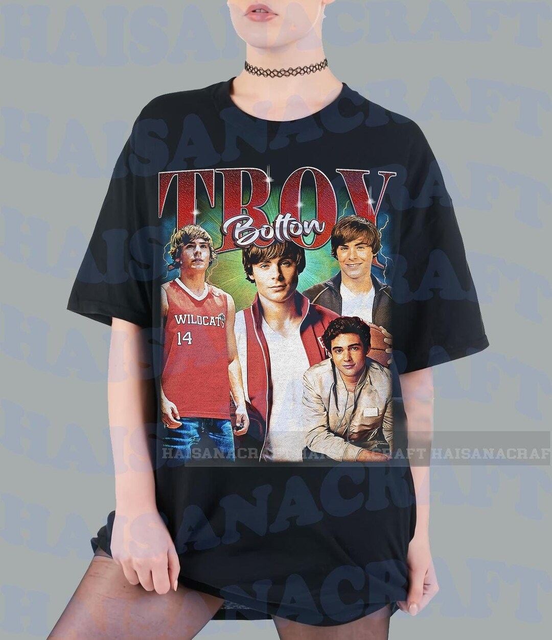 Troy Bolton, Zac Efron Shirt, HSM Shirt, Troy Bolton Fan Tees, Retro 90s Shirt - Etsy