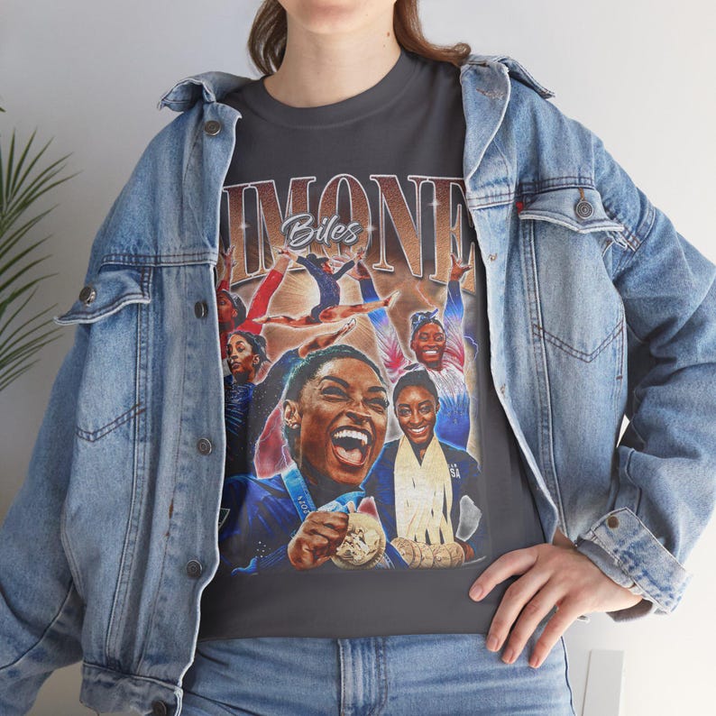 Simone Biles Unisex Shirt, SIMONE BILES Graphic Tee Fan Gift HS452 - Etsy