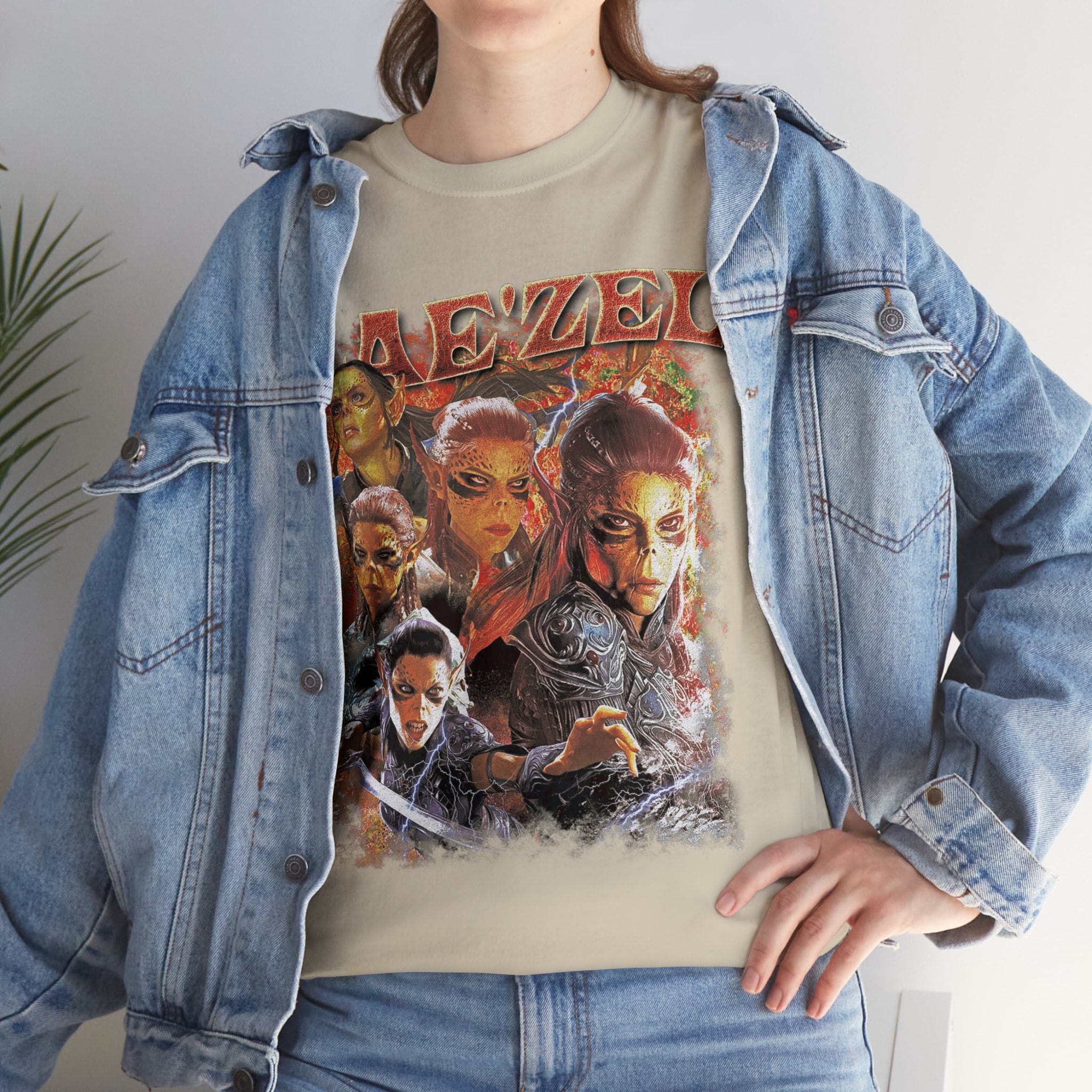 Lae'zel Vintage 90's Tshirt, Baldur Gate 3 Tee, Baldur Gate 3 Merch ...