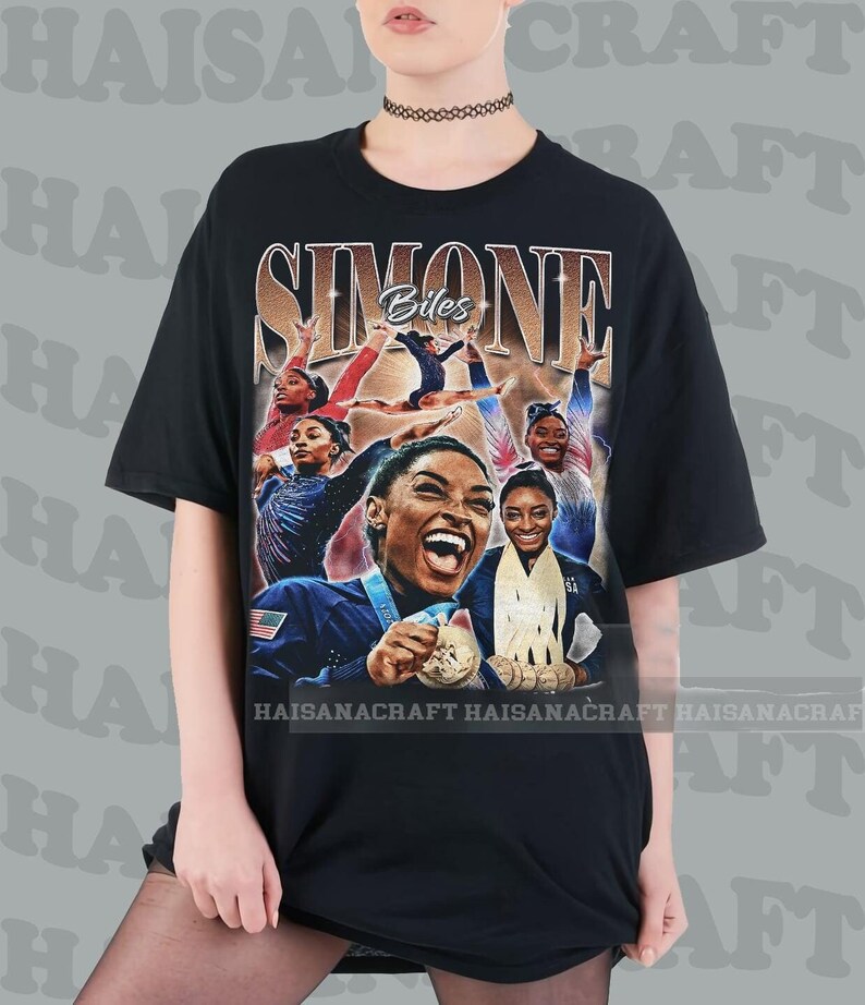 Simone Biles Unisex Shirt, SIMONE BILES Graphic Tee Fan Gift HS452 - Etsy