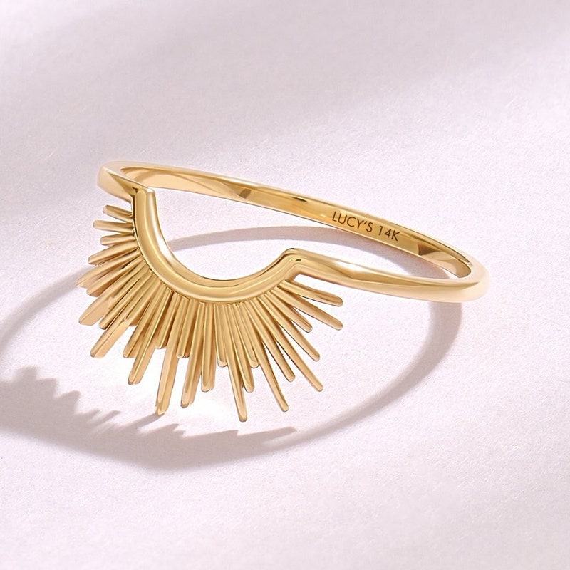 Sunburst Ring - Etsy