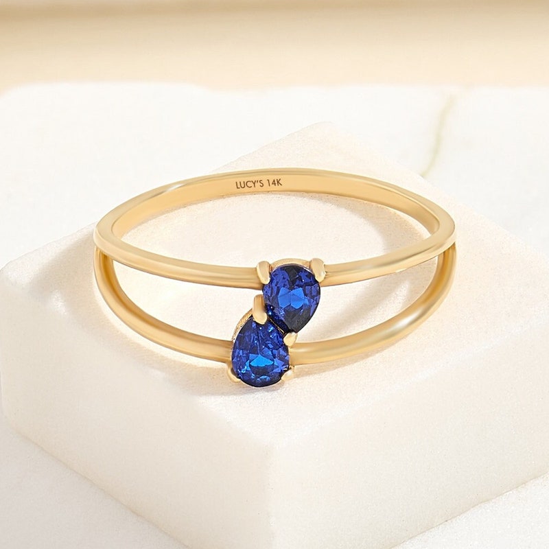 Small Stone Ring - Etsy