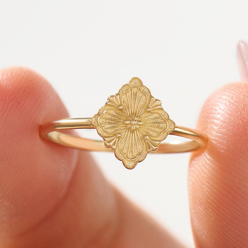 Clover Ring - Etsy