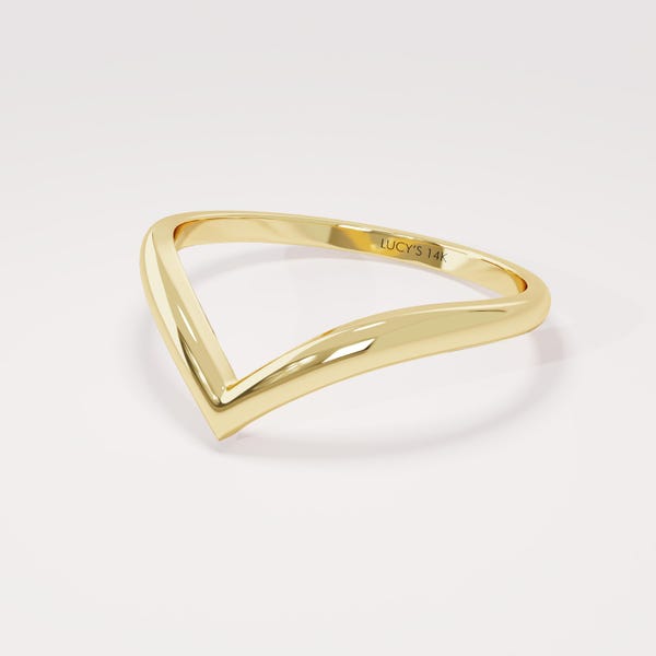 V Shaped Ring - Etsy
