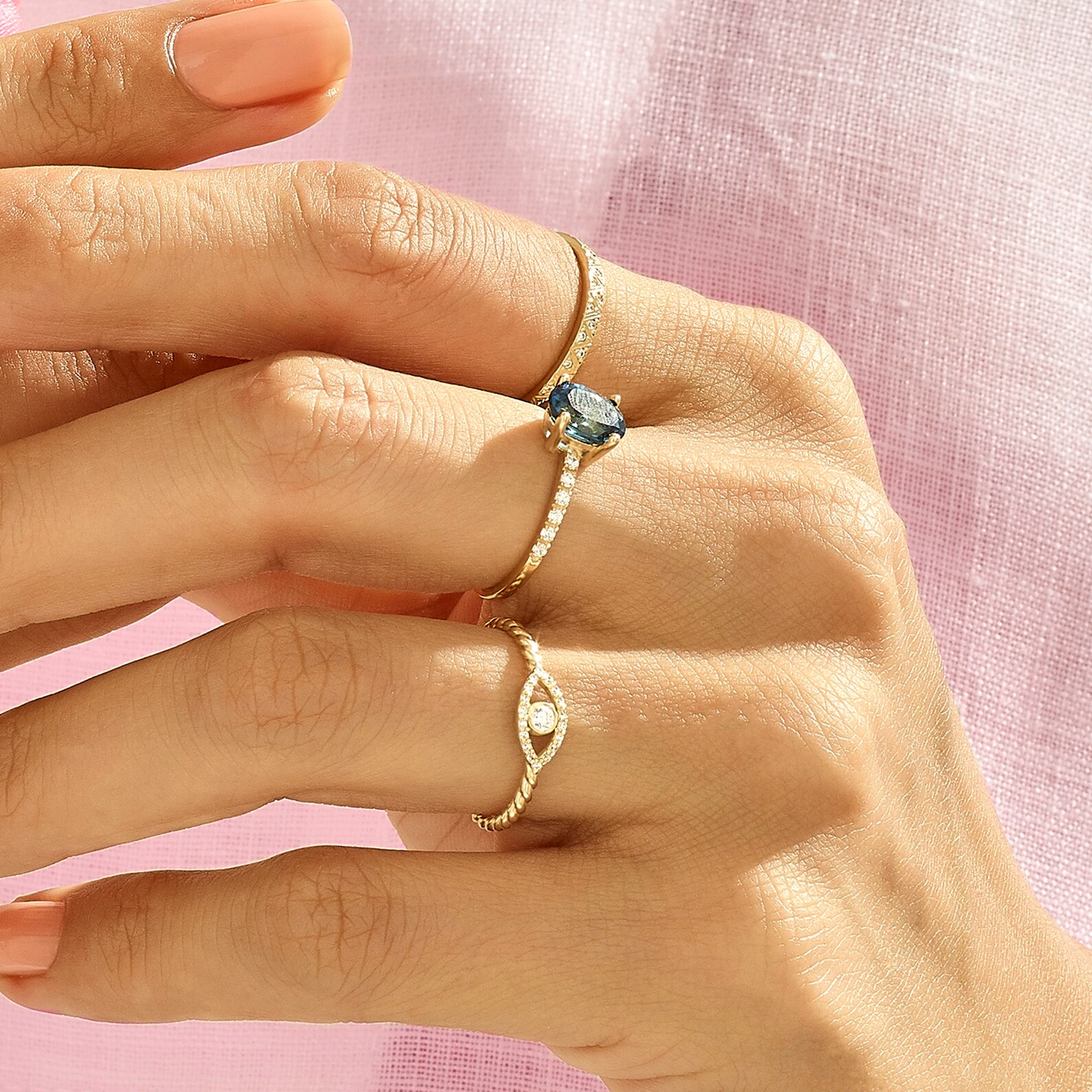 Diamond Triangle Band Ring Triangle Eternity Wedding Band - Etsy