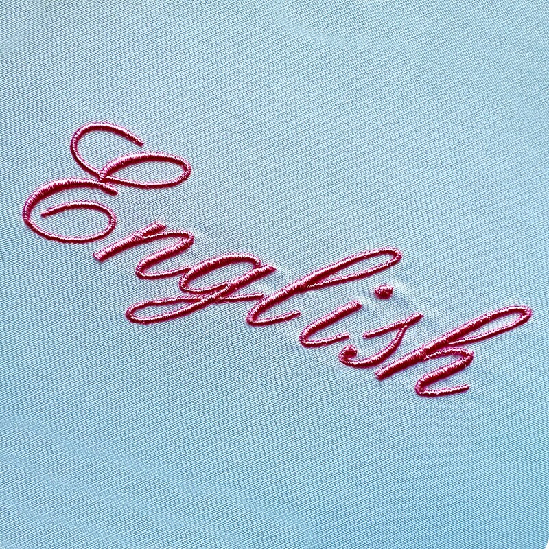 Script Embroidery Font - Etsy