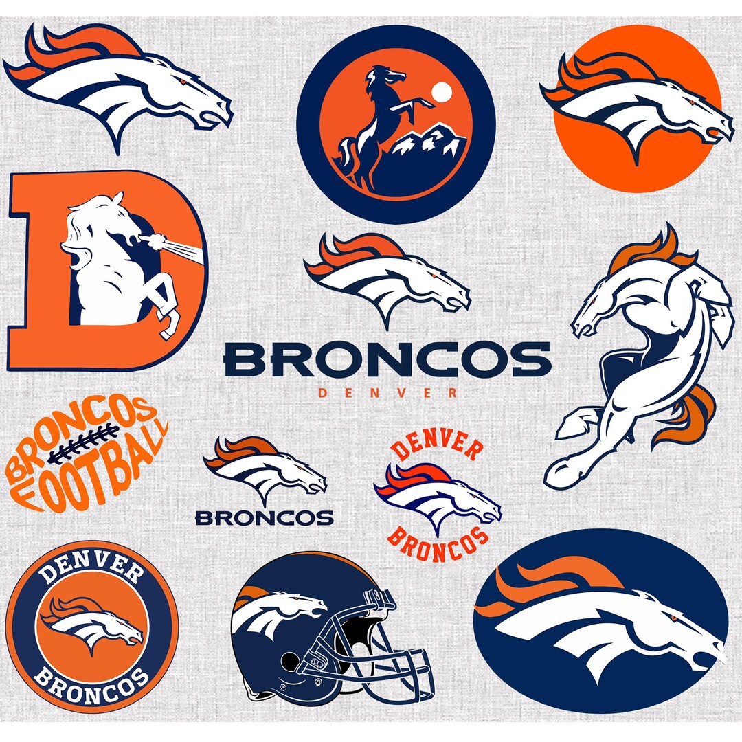 Broncos SVG, Broncos Bundle SVG, Broncos Football SVG, Broncos Football ...