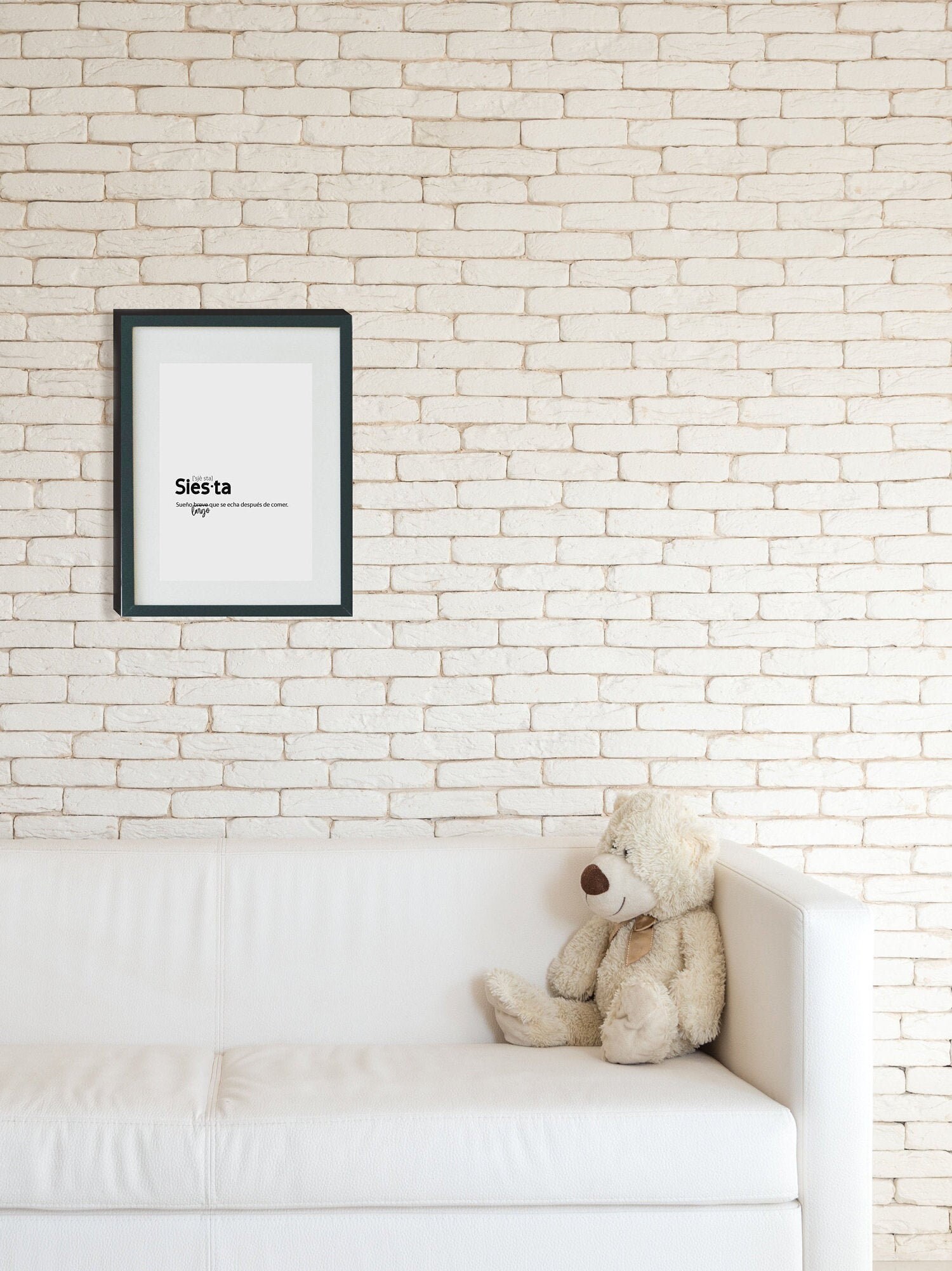 Siesta Funny Spanish Dictionary Definition Black and White | Etsy