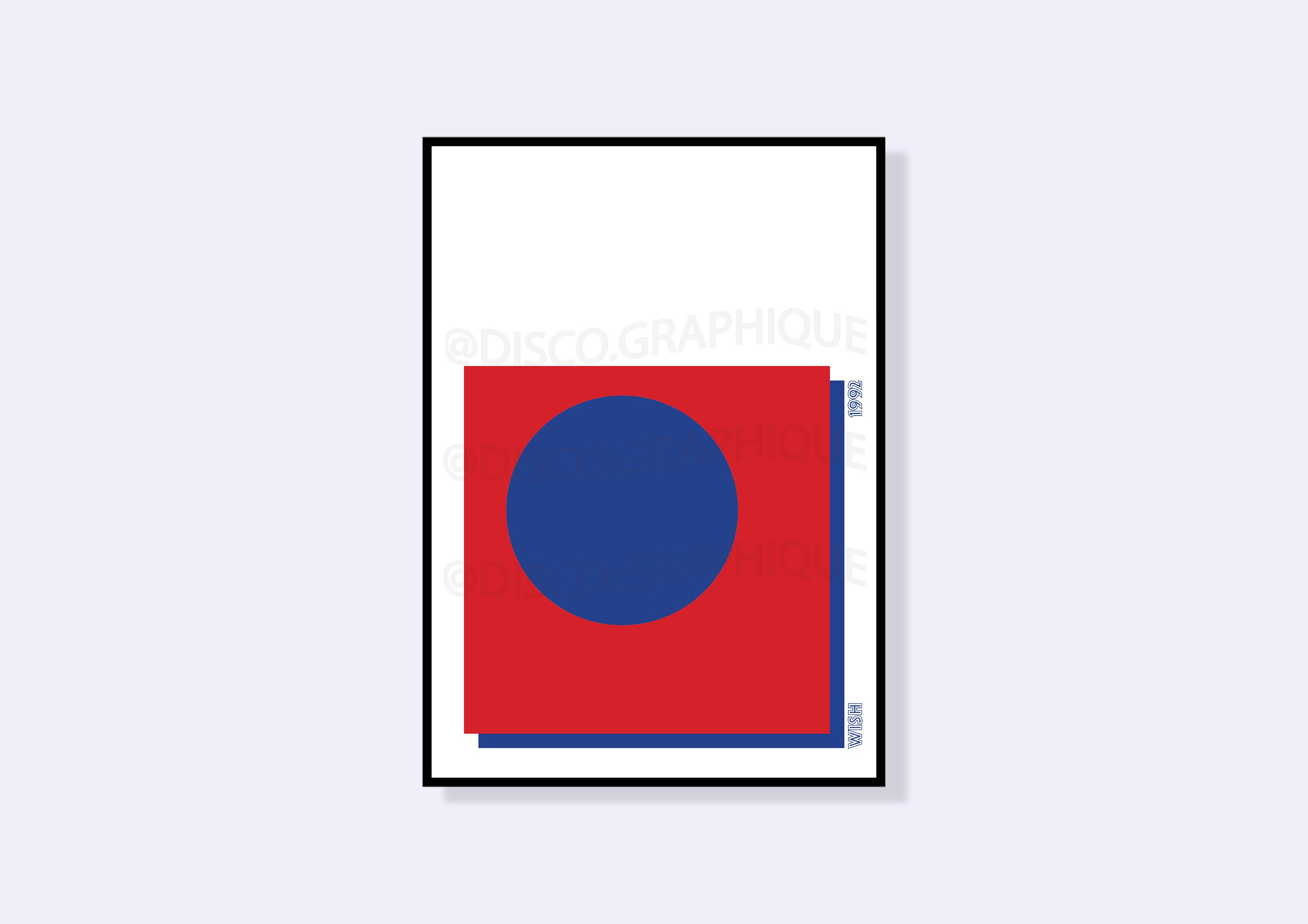 The Cure Wish Album Cover Print Wall Art Digital - Etsy