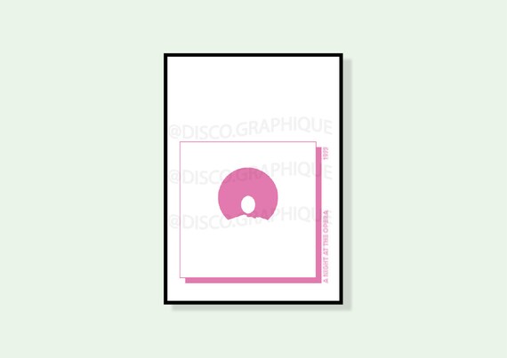 Queen A Night at the Opera Album Cover Print Digital - Etsy