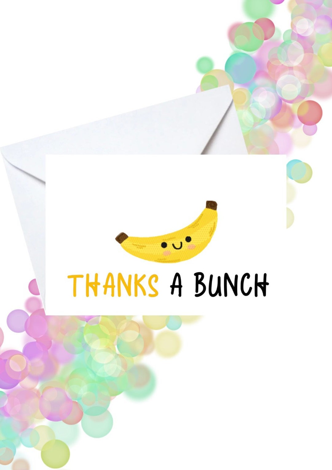 Thanks a Bunch Thank You Card - Etsy