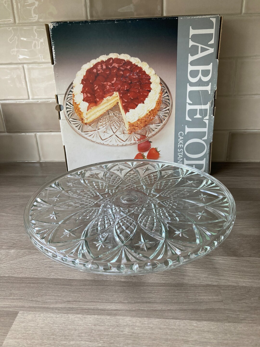 Vintage Tabletop Cake Stand/savoury Dip Dish - Etsy UK