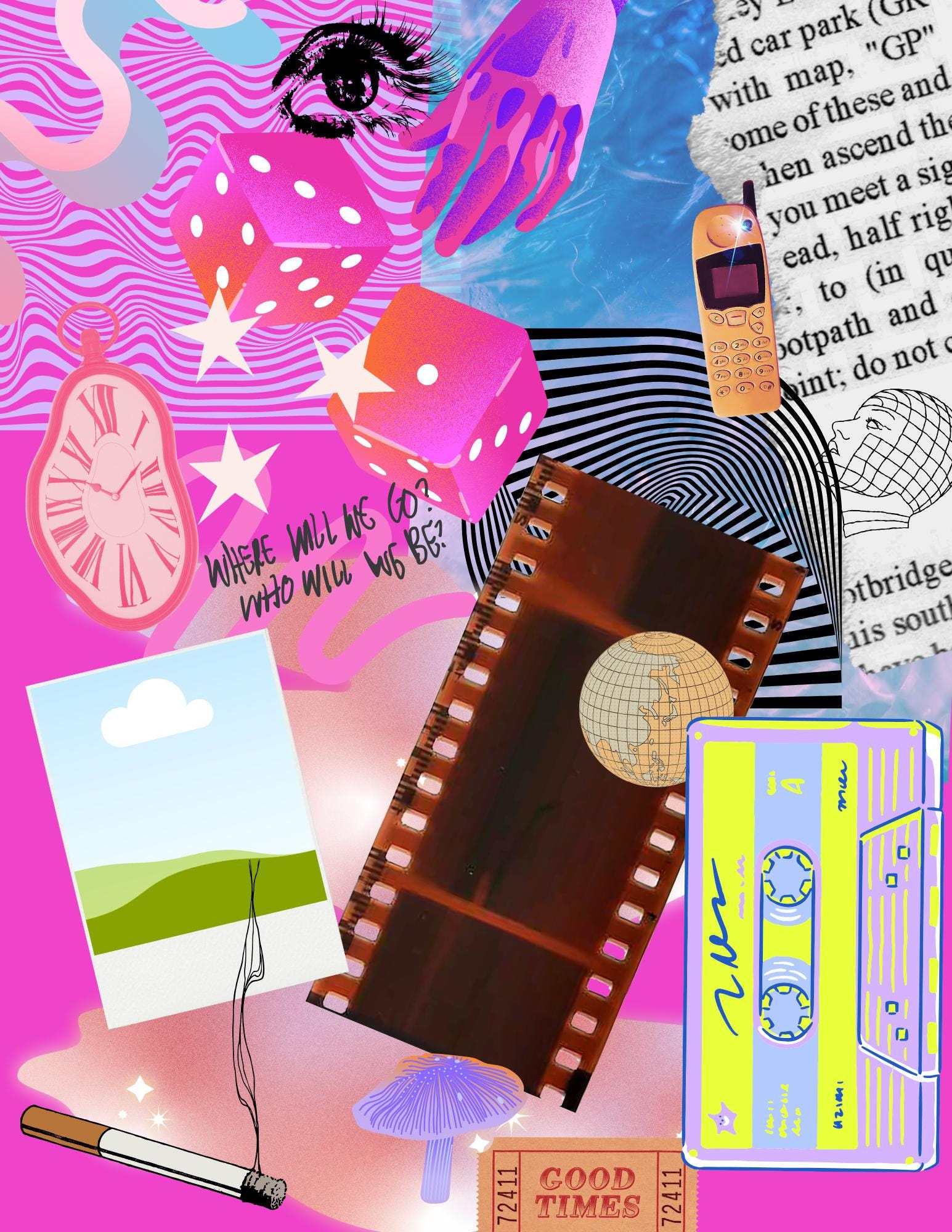 Festival/trippy Theme Magazine CANVA Template DIY Unique Customizable ...