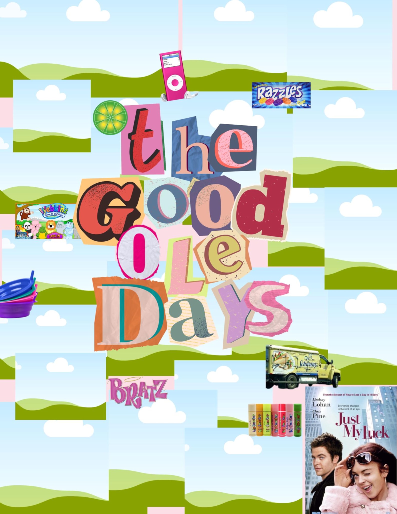 The Good Ole Days Retro 90s/2000s Birthday Magazine Canva Template Free ...