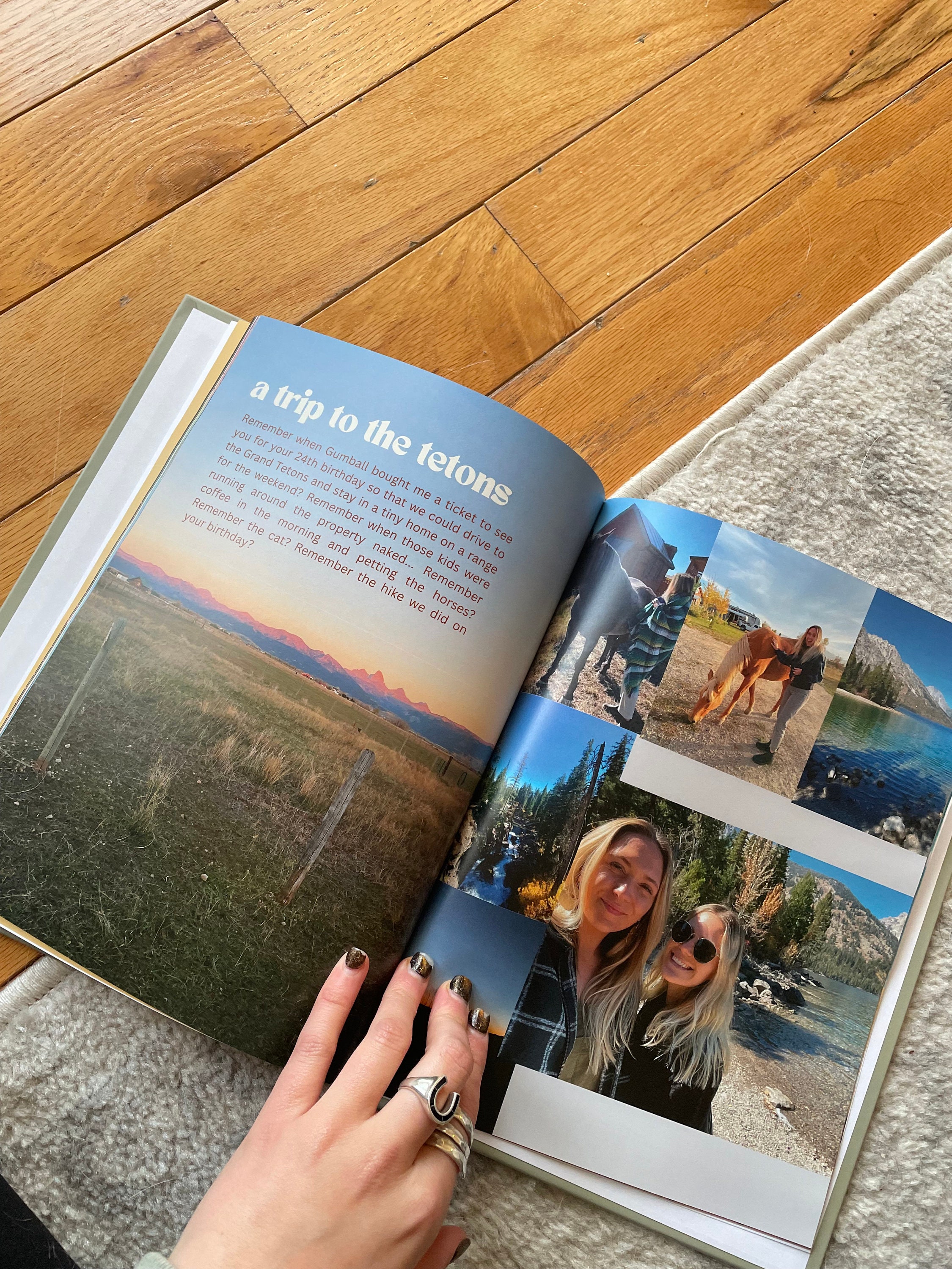 Memory Coffee Table Book CANVA Template for Best Friend, Mom, Sister ...