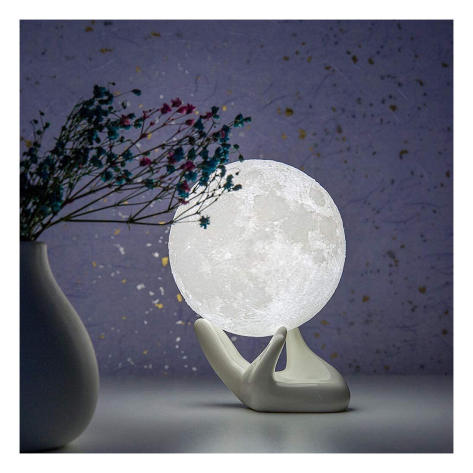 3D Moon Lamp Globe Lantern Light Lighting Lights Hanging Stars | Etsy