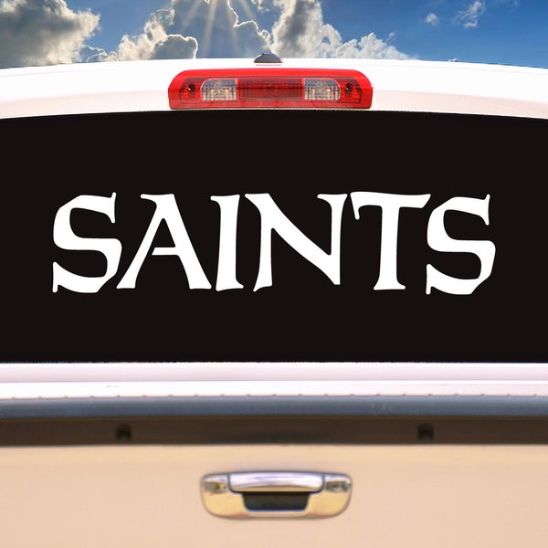 New Orleans Saints Window Decals - Etsy