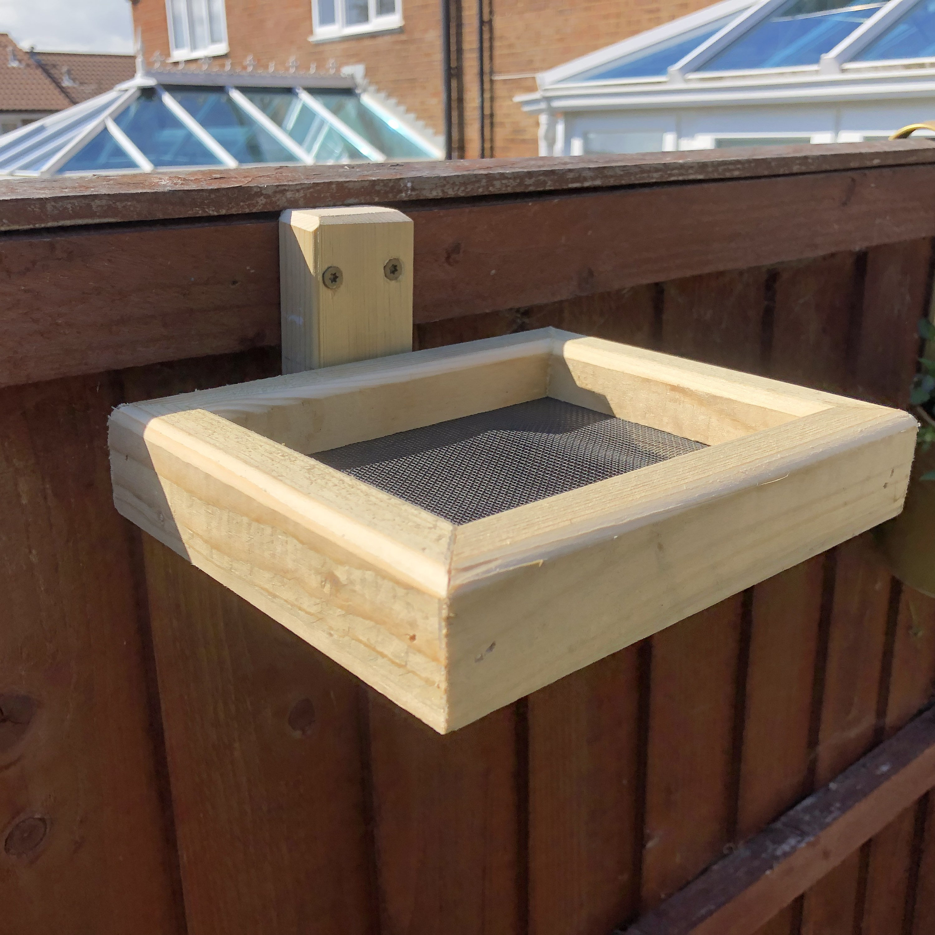 Wooden Bird Feeder Tray Extra Strong Micromesh Wild Bird - Etsy UK