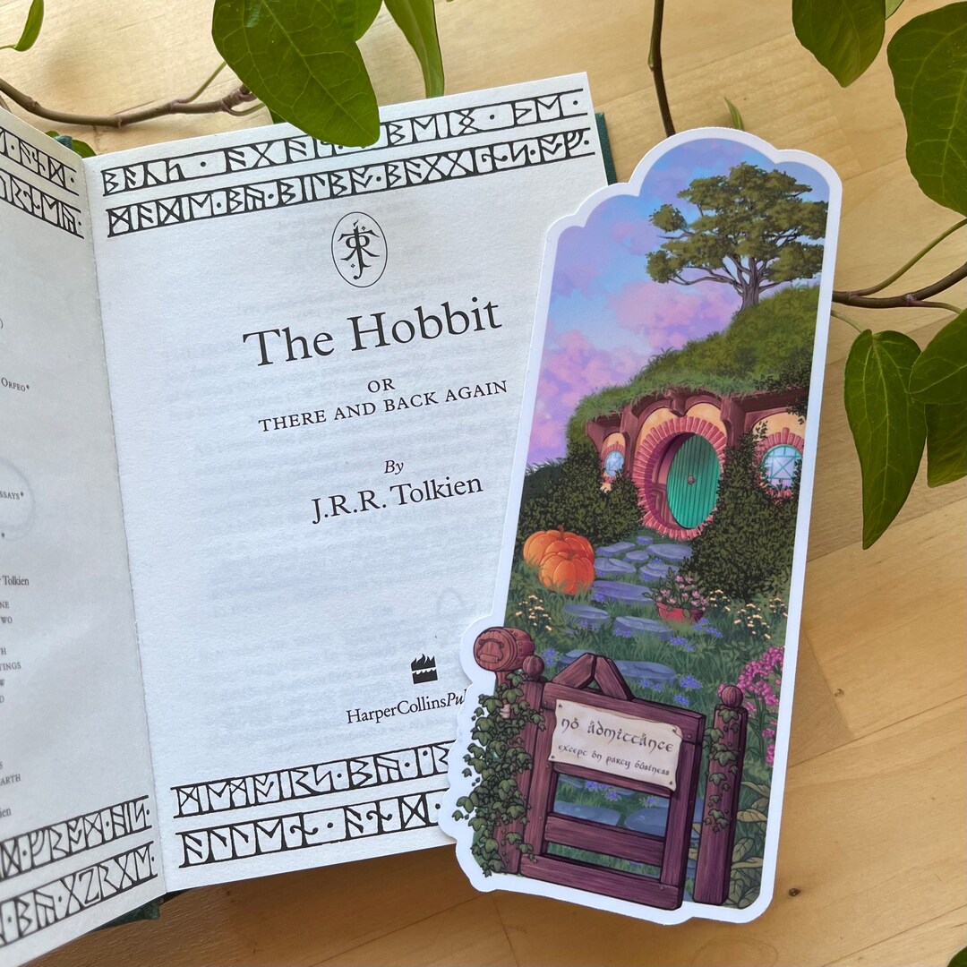 Hobbit Lord of the Rings the Shire Water Bookmark | Hobbiton | Bilbo ...