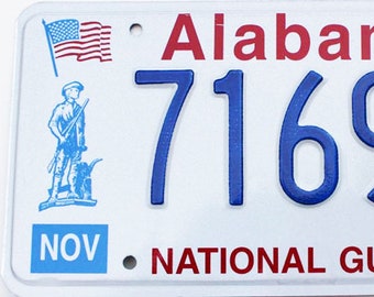 National Guard License Plates - Etsy