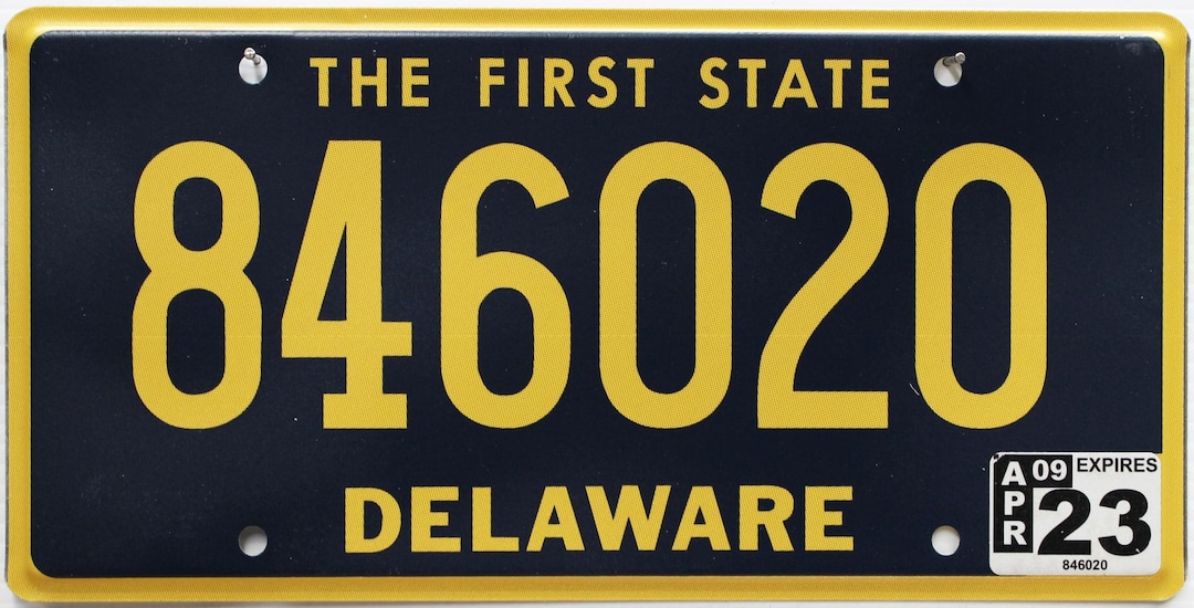Delaware License Plates - Etsy