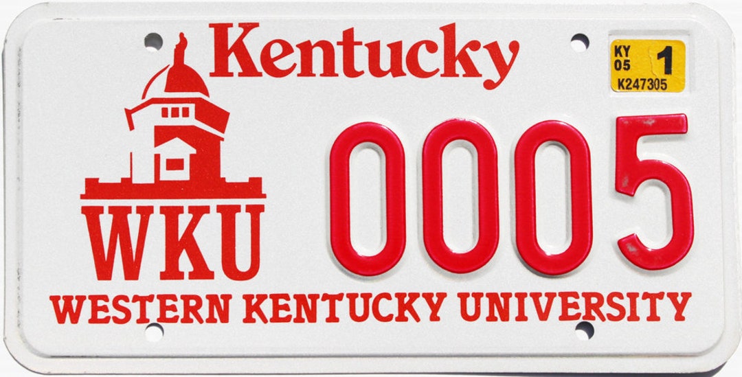 Low Number License Plates - Etsy