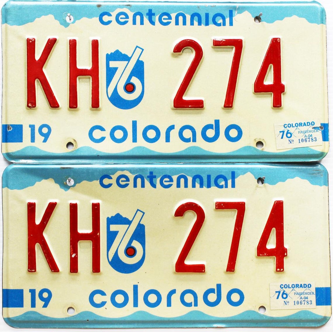 Colorado Vintage License Plates - Etsy