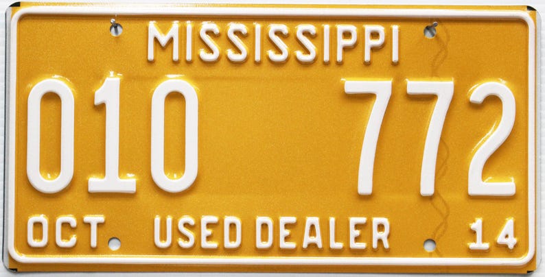 Dealer License Plates - Etsy
